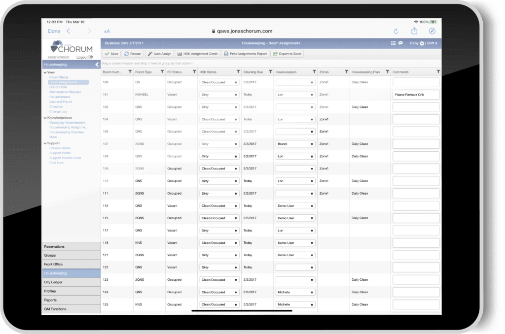 Chorum Staff Mobile - Jonas Chorum